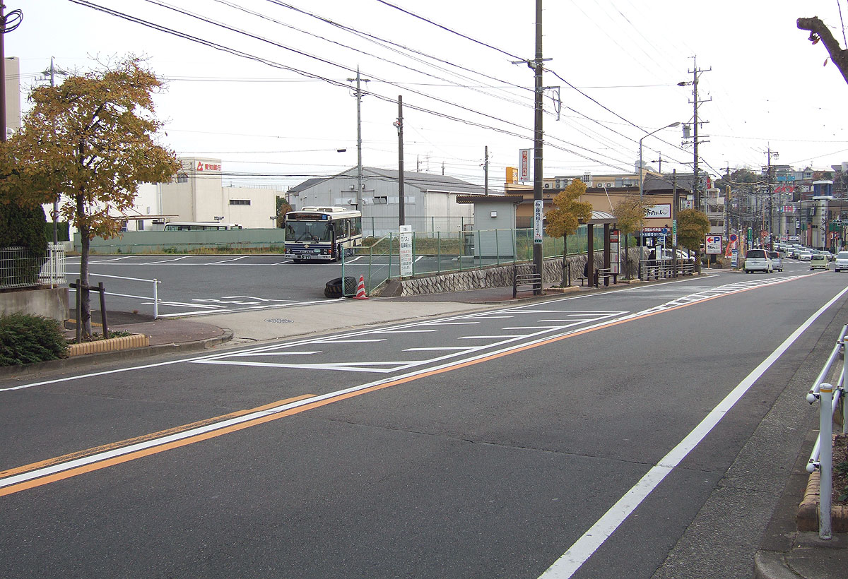 市バス終点の風景（天白区） まるはち交通 